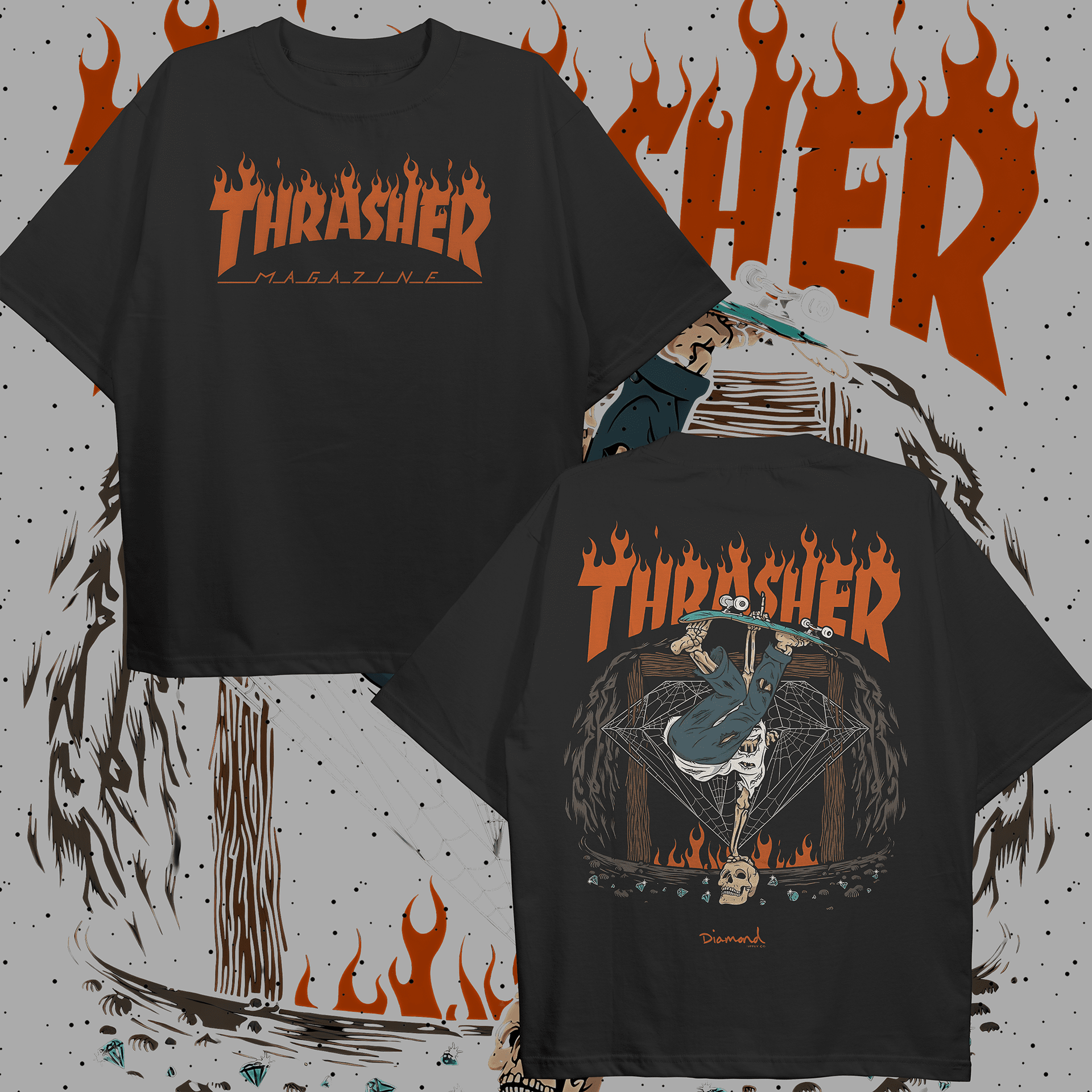 Thrasher Oversized T-shirt – HavenWear